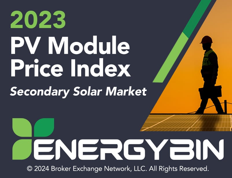 PV Module Price Index | EnergyBin